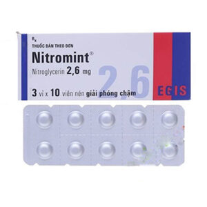 Thuốc Nitromint 2.6mg - Công dụng, Liều dùng, Giá bán