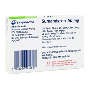 Thuốc Sumamigren 50mg – Công dụng – Giá bán – Mua ở đâu
