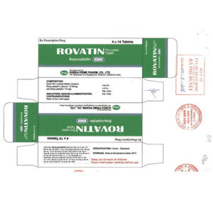 Thuốc Rovatin – Rosuvastatin 10mg – Công dụng – Giá bán – Mua ở đâu