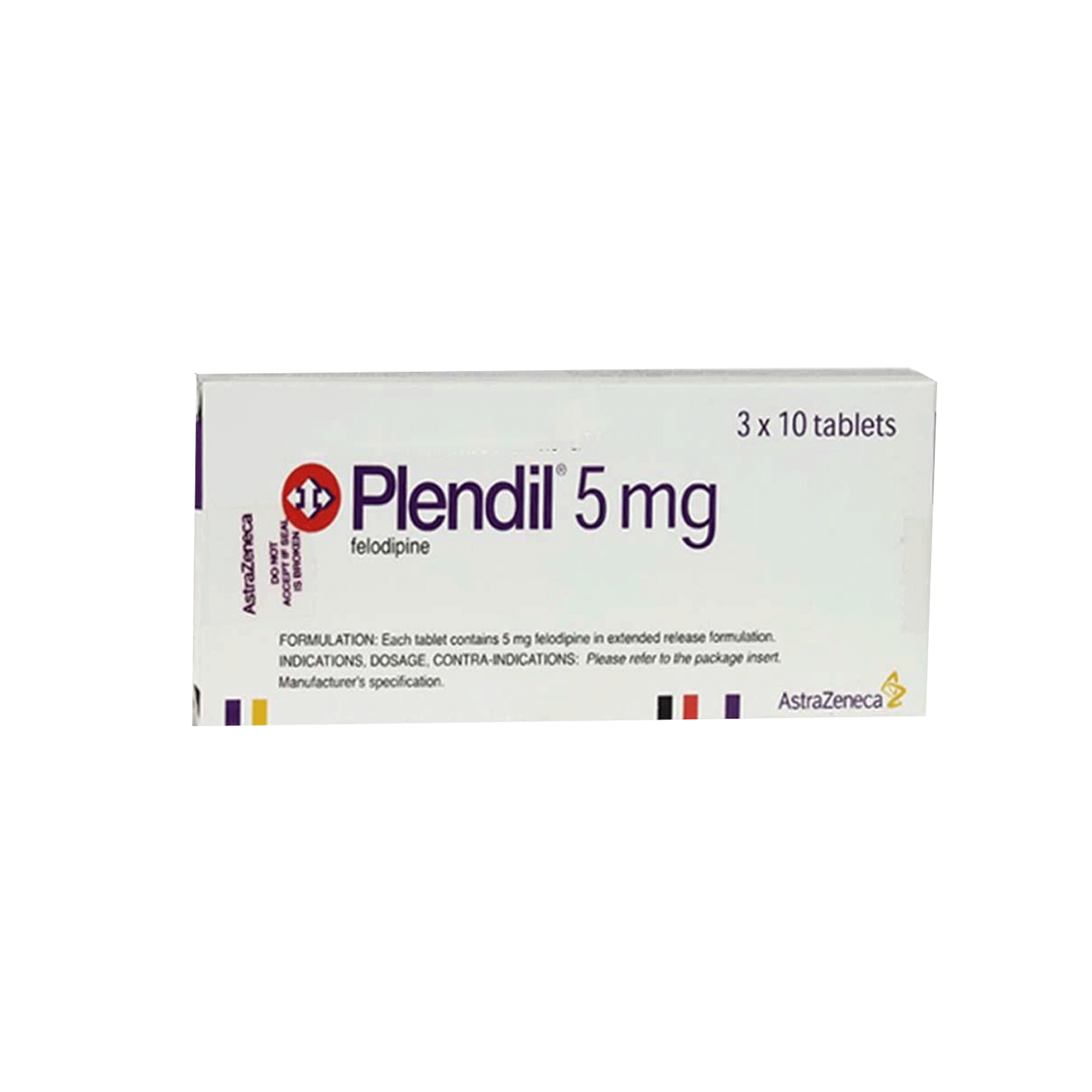Plendil 5mg trị tăng huyết áp, đau thắt ngực