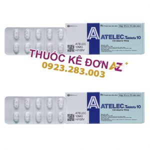 Thuốc Atelec 10mg – Công dụng – Liều dùng – Giá bán – Mua ở đâu?