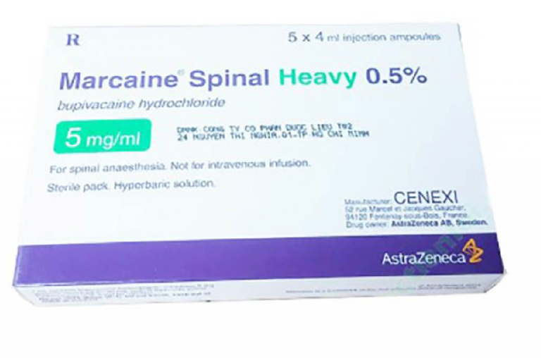 Thuốc Marcaine Spinal Heavy 0.5% là thuốc gì - Giá bán, Mua ở đâu?