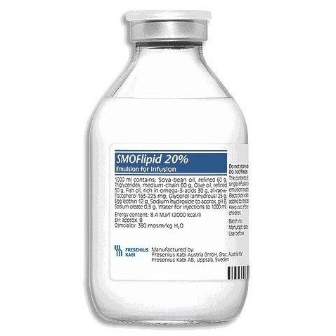Thuốc Smoflipid 20% 100ml là thuốc gì - Giá bao nhiêu, Mua ở đâu?