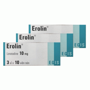 Thuốc Erolin 10mg là thuốc gì, giá bao nhiêu, mua ở đâu uy tín