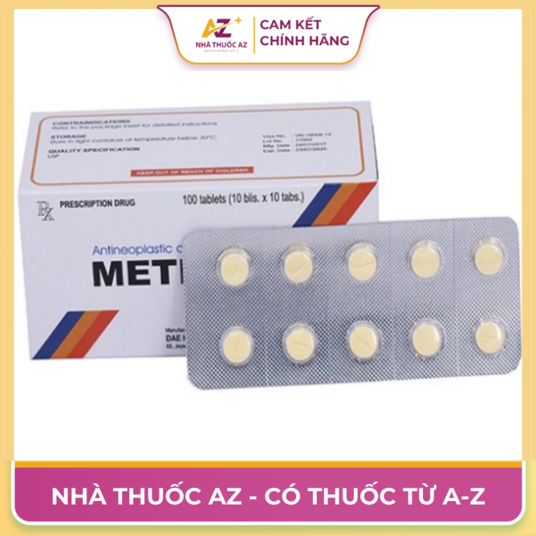 Thuốc Metrex Tab (Methotrexate 2.5mg) - Thông Tin Chi Tiết Về Thuốc ...