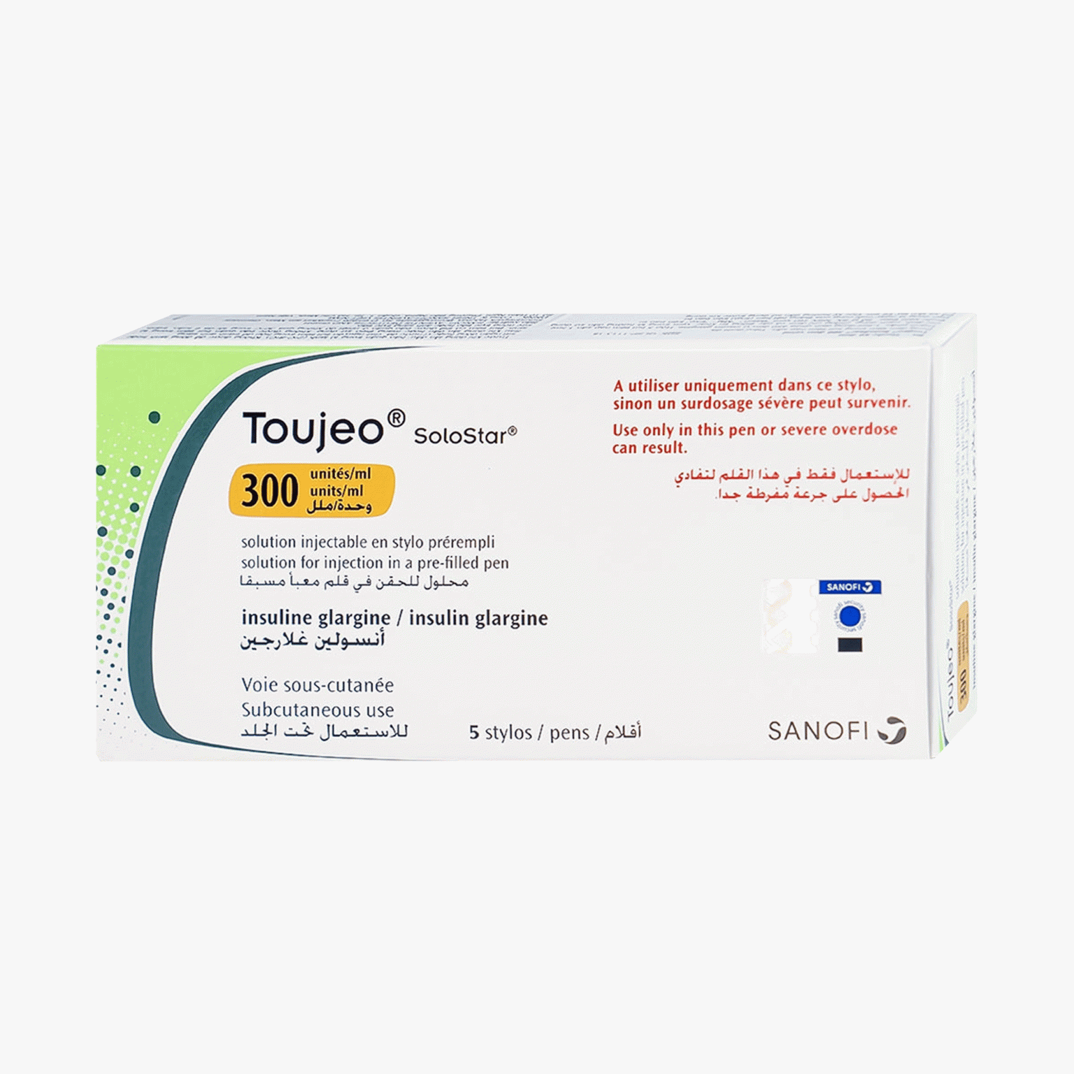 Thuốc Toujeo solostar 300 IU/ML – Cách dùng, liều dùng, giá bán