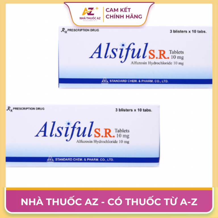 Thuốc Alsiful – Alfuzosin – Công dụng, liều dùng, giá bán? - Nhà Thuốc AZ