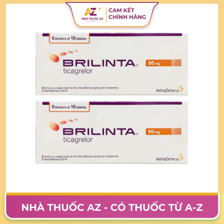 Thuốc Brilinta 90mg – Ticagrelor – Công dụng, liều dùng, giá bán - Nhà ...