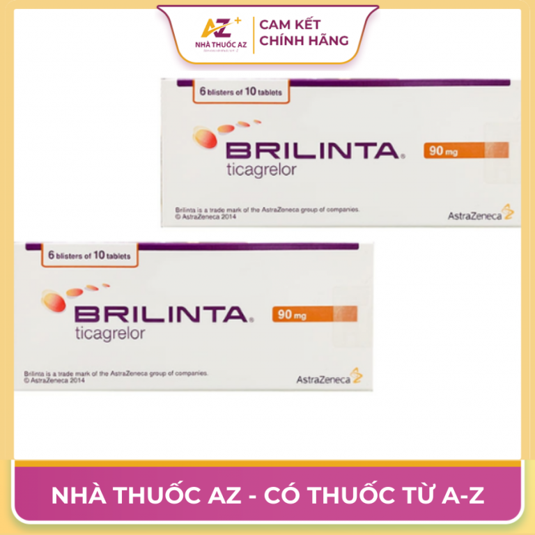 Thuốc Brilinta 90mg – Ticagrelor – Công dụng, liều dùng, giá bán - Nhà ...