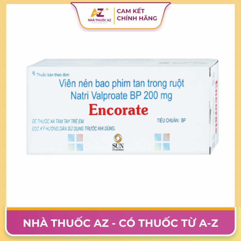 Thuốc Encorate 200mg – Công dụng, liều dùng, giá bán? - Nhà Thuốc AZ