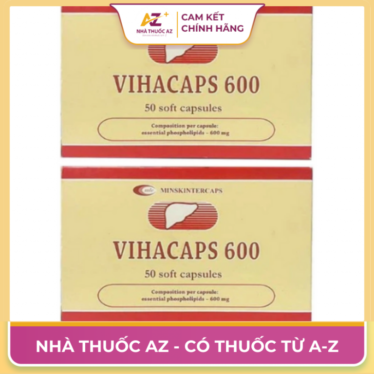 Thuốc Vihacaps 600 – Công dụng, liều dùng, giá bán? - Nhà Thuốc AZ