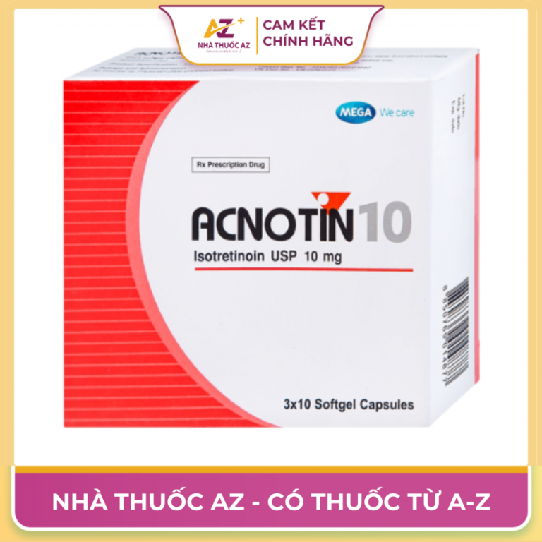 Thuốc Acnotin 10mg – Thuốc dùng để điều trị mụn trứng cá - Nhà Thuốc AZ