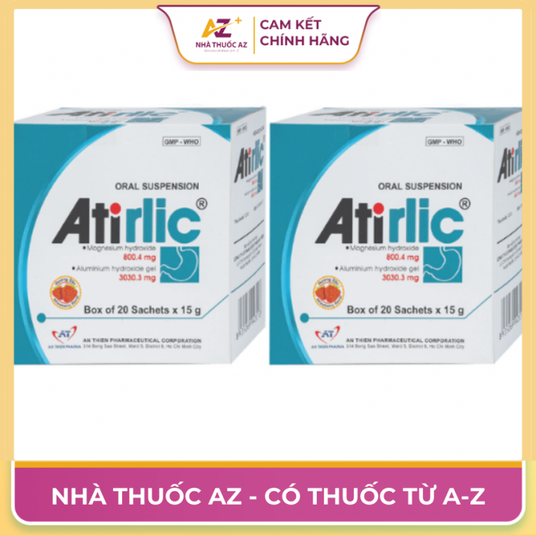 Thuốc Atirlic 15g – Công dụng, liều dùng, giá bán? - Nhà Thuốc AZ