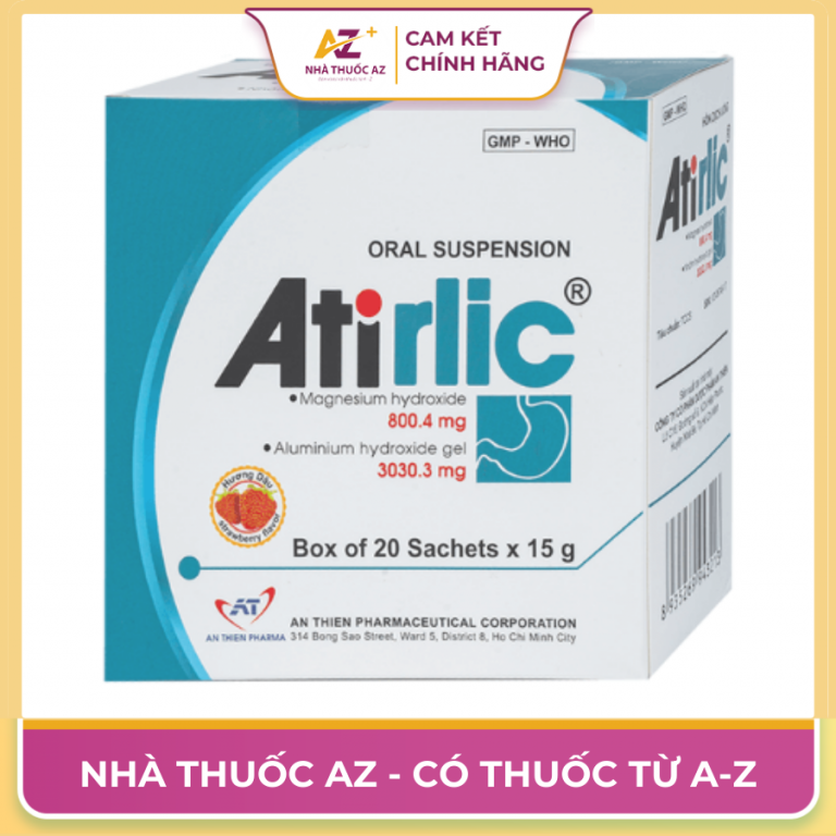 Thuốc Atirlic 15g – Công dụng, liều dùng, giá bán? - Nhà Thuốc AZ