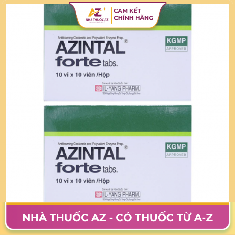Thuốc Azintal Forte – Công dụng, liều dùng, giá bán? - Nhà Thuốc AZ