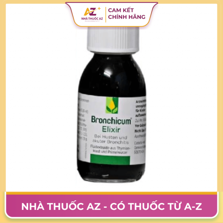 Thuốc Bronchicum Elixir – Công dụng, liều dùng, giá bán? - Nhà Thuốc AZ