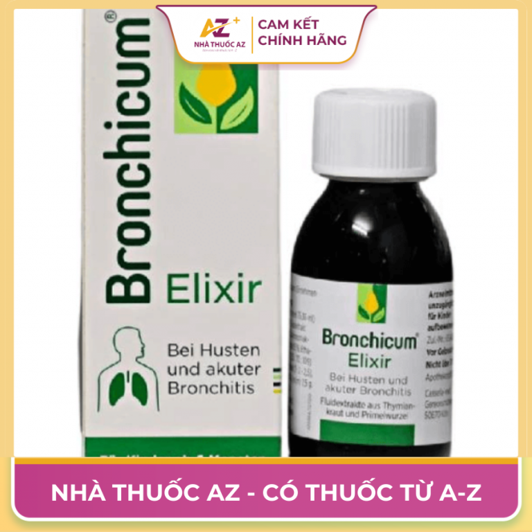 Thuốc Bronchicum Elixir – Công dụng, liều dùng, giá bán? - Nhà Thuốc AZ