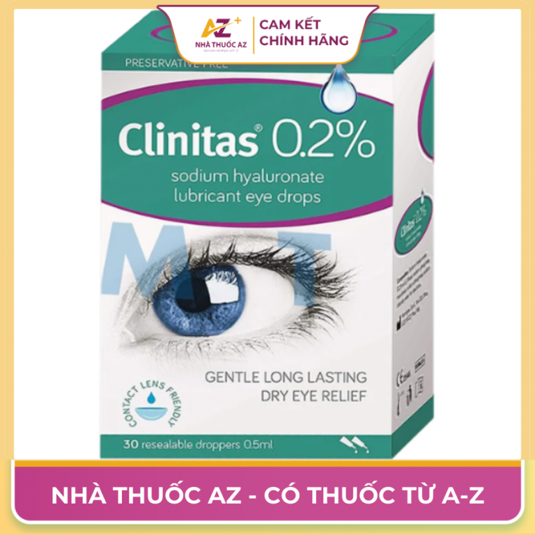 Thuốc Clinitas 0.2% – Công dụng, liều dùng, giá bán? - Nhà Thuốc AZ
