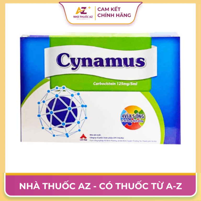Thuốc Cynamus – Carbocisteine – Công dụng, giá bán? - Nhà Thuốc AZ