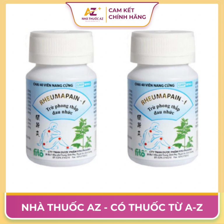 Thuốc Rheumapain-f – Công dụng, liều dùng, giá bán? - Nhà Thuốc AZ