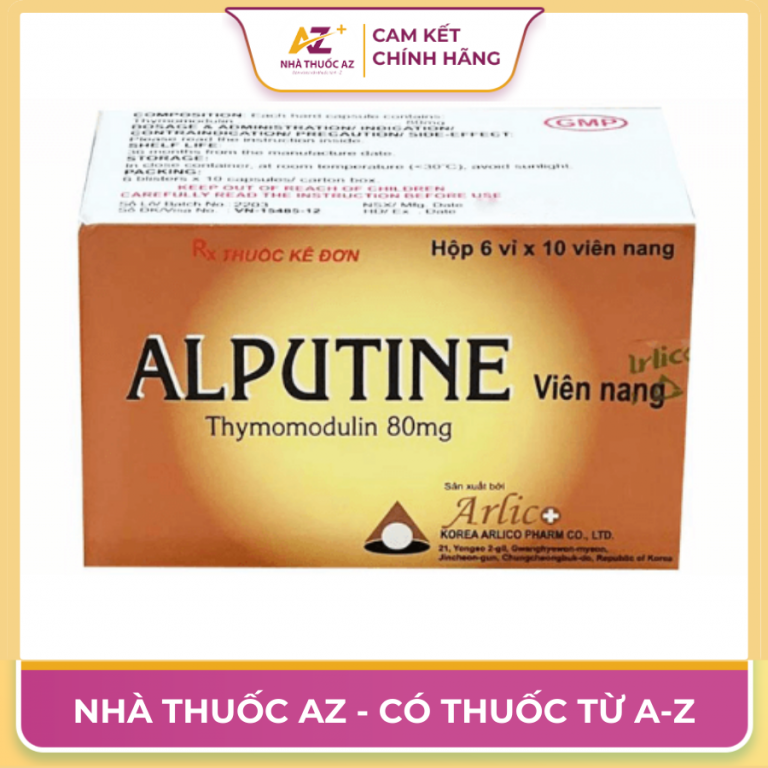 Thuốc Alputine – Thymomodulin‌ – Công dụng, giá bán? - Nhà Thuốc AZ