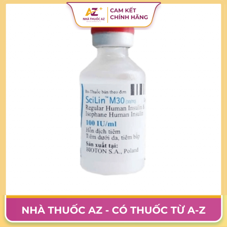 Thuốc Scilin M30 40IU – Công dụng, liều dùng, giá bán? - Nhà Thuốc AZ