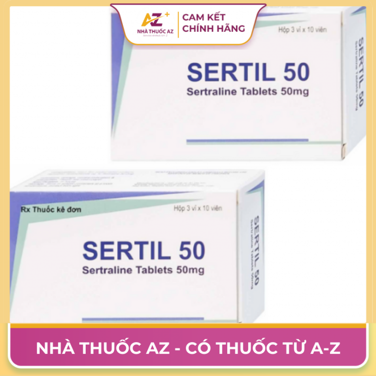 Thuốc Sertil 50 – Sertraline – Công dụng, liều dùng, giá bán? - Nhà ...
