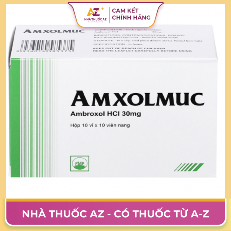 Thuốc Amxolmuc 30mg – Công dụng, liều dùng, giá bán? - Nhà Thuốc AZ