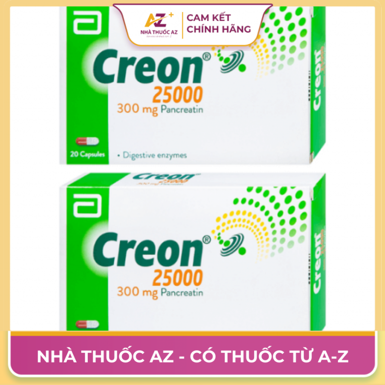 Thuốc Creon 25000 – Pancreatin – Công dụng, liều dùng, giá bán - Nhà ...