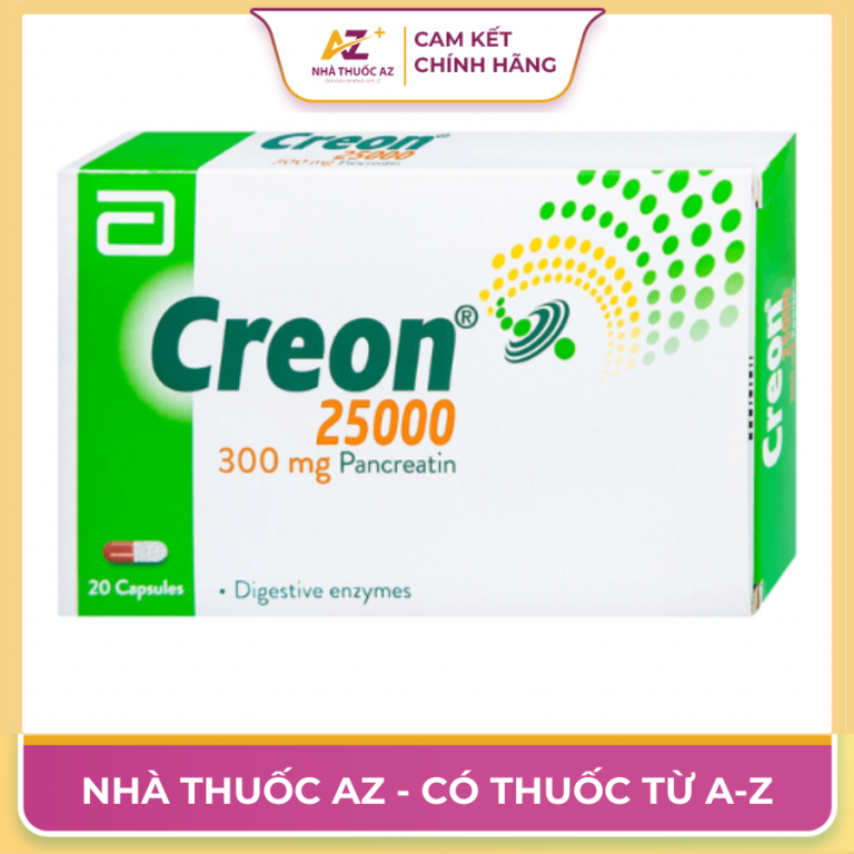 Thuốc Creon 25000 – Pancreatin – Công dụng, liều dùng, giá bán - Nhà ...
