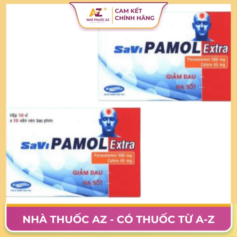Thuốc Savi Pamol Extra – Công dụng, liều dùng, giá bán? - Nhà Thuốc AZ