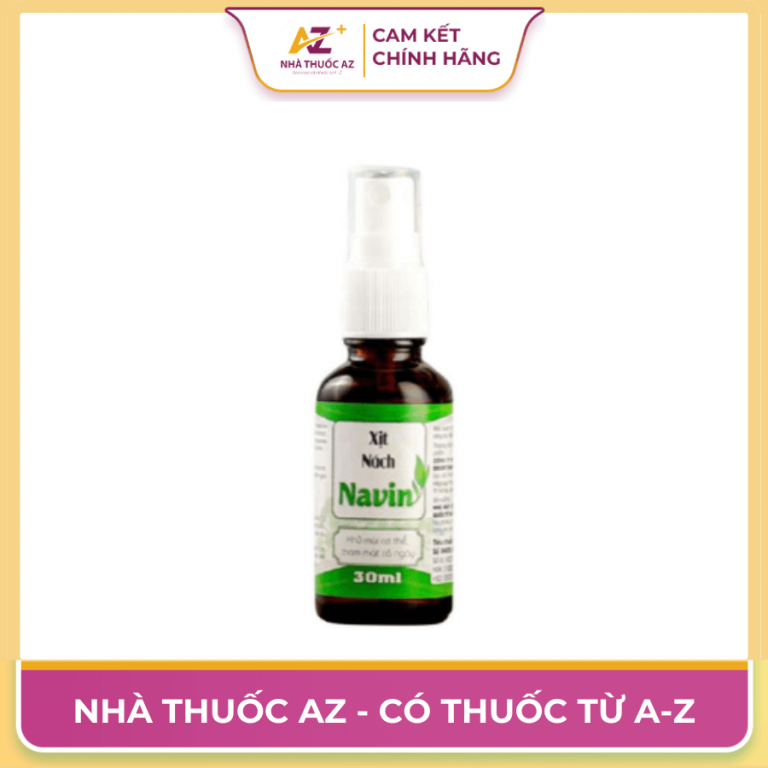 Xịt Nách Navin – Công dụng, liều dùng, giá bán, mua ở đâu? - Nhà Thuốc AZ