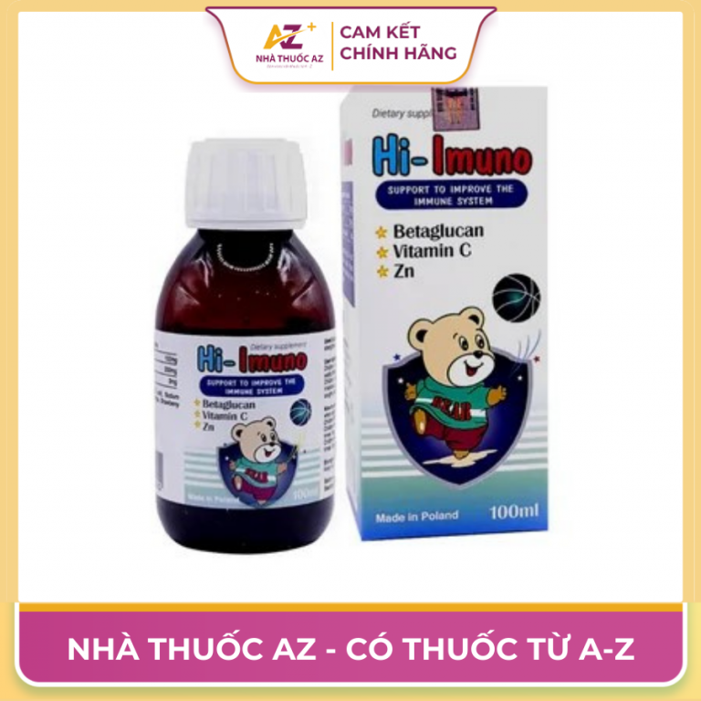 HI IMUNO – BỨC TƯỜNG MIỄN DỊCH VỮNG CHẮC CHO TRẺ! - Nhà Thuốc AZ